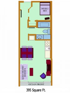 Yachtsman Resort Myrtle Beach Sloop Floor Plan - East Coast Condo Rentals